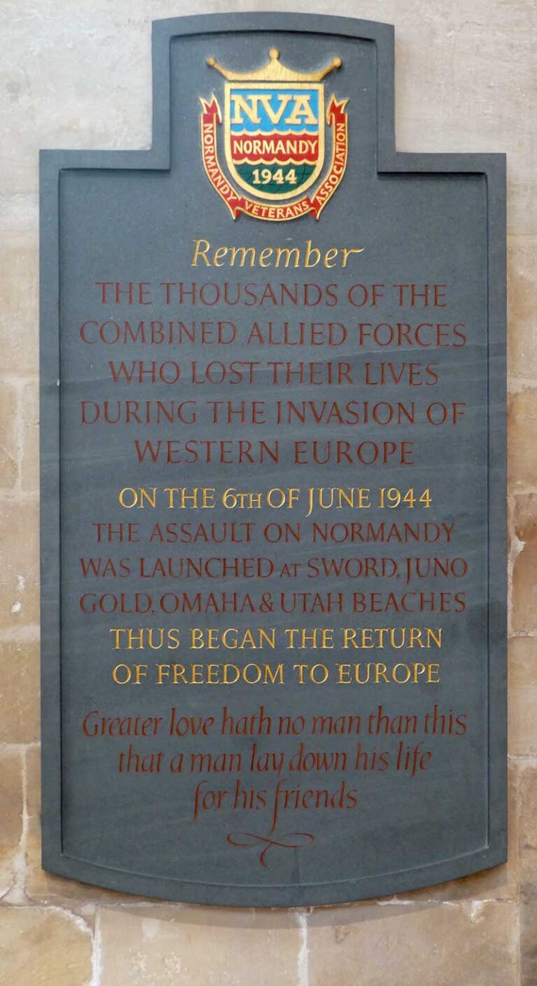 Normandy Veterans Association (via memorial stones index) – Canterbury ...